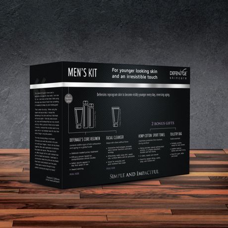 Defenage MEN'S SKIN CARE KIT Pro/Platinum Kit – Doctors Skin club